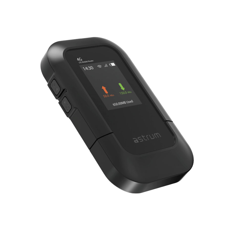 4G LTE WiFi 6 Mifi Wireless Router 150mbps LCD Display – WL510 – Astrum